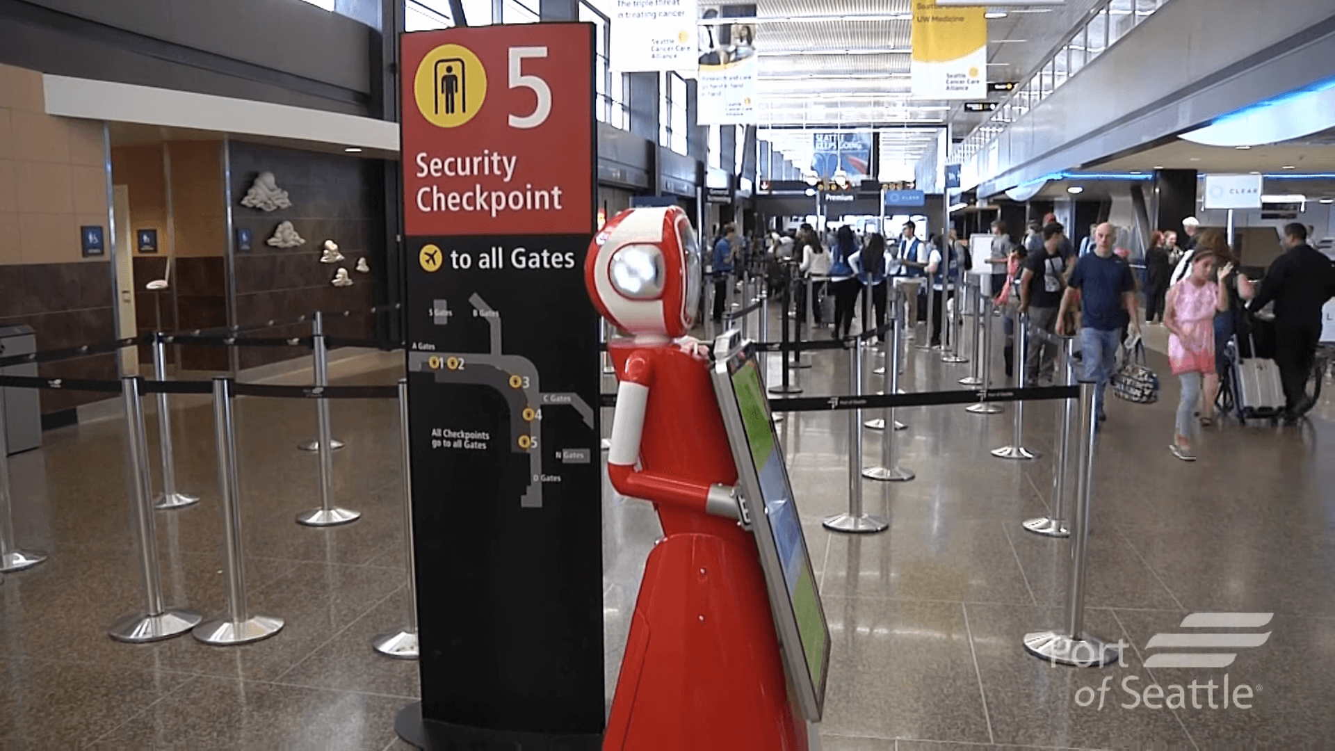 Seattle-Tacoma International Airport tests robot at security lines ...