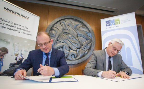 Vanderlande signs strategic baggage handling agreement with Vancouver ...