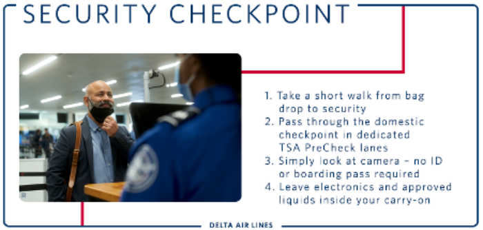 Delta opens TSA PreCheck lobby, bag drop and biometric check-in at ...