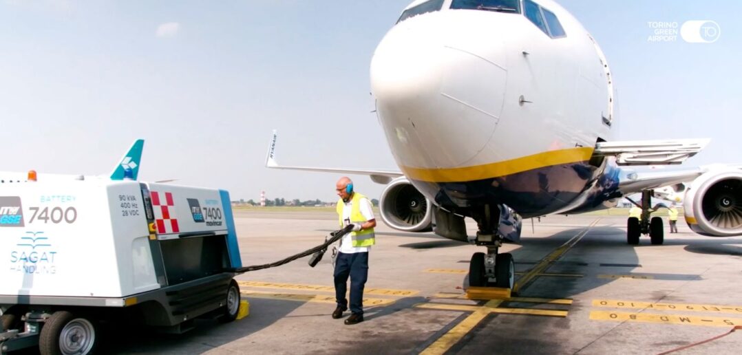 Torino Airport creates 100% green aircraft turnaround process ...