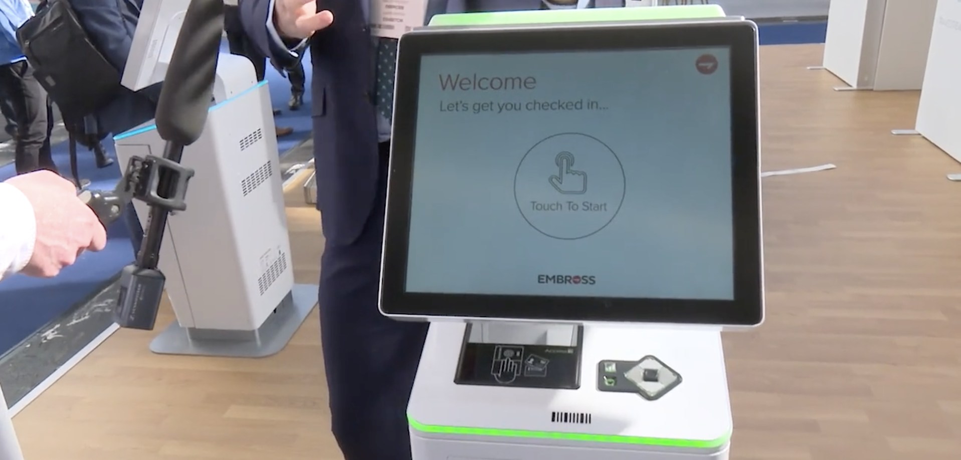 VIDEO | Embross is displaying its passenger self-service kiosks at ...