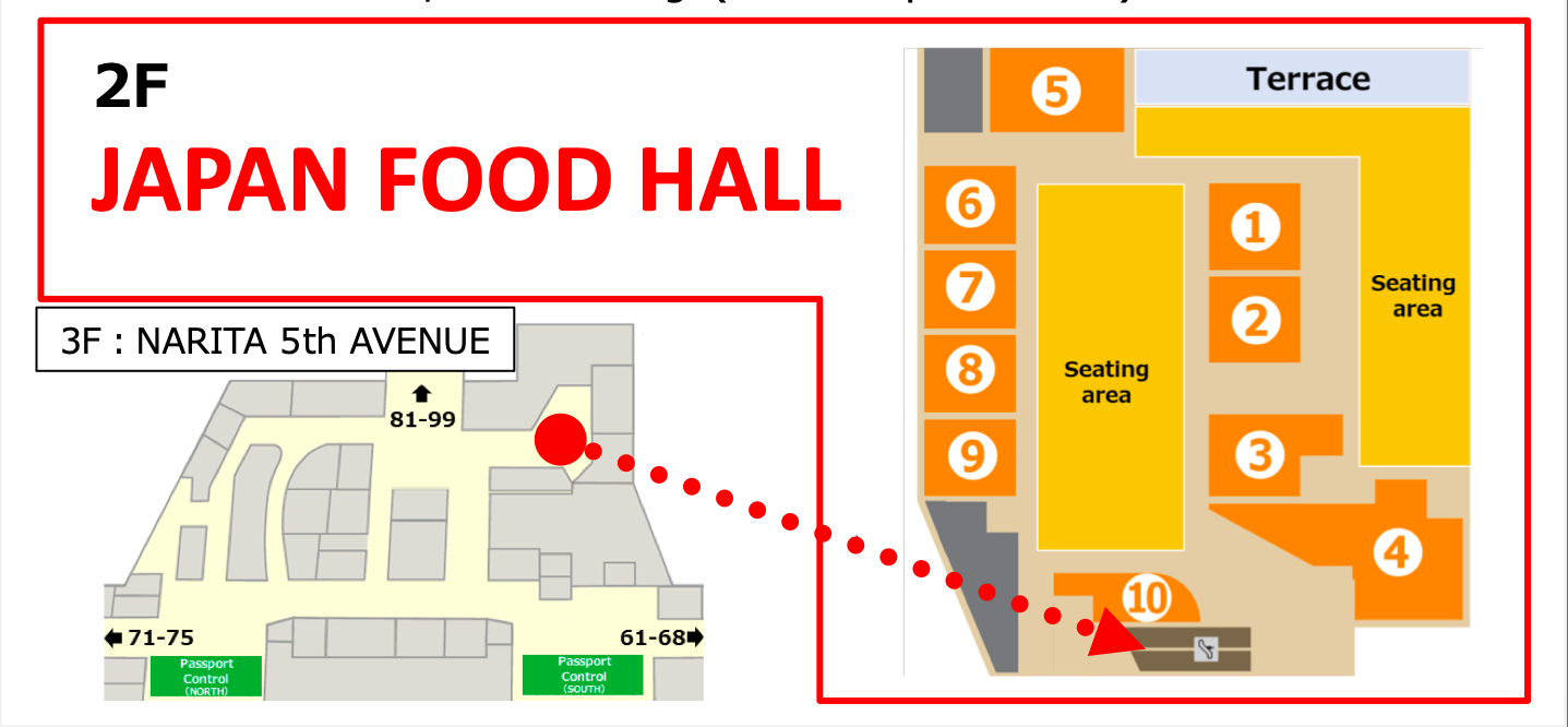 Narita International opens Japan Food Hall in Terminal 2 - Passenger ...
