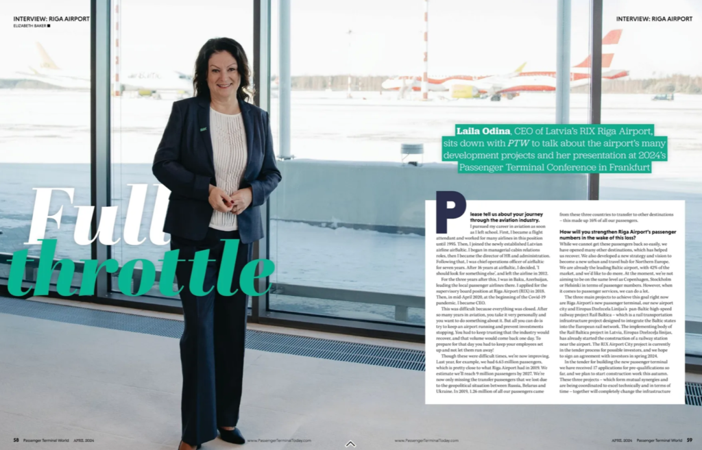 EXCLUSIVE INTERVIEW: Laila Odina, CEO of Latvia’s RIX Riga Airport ...