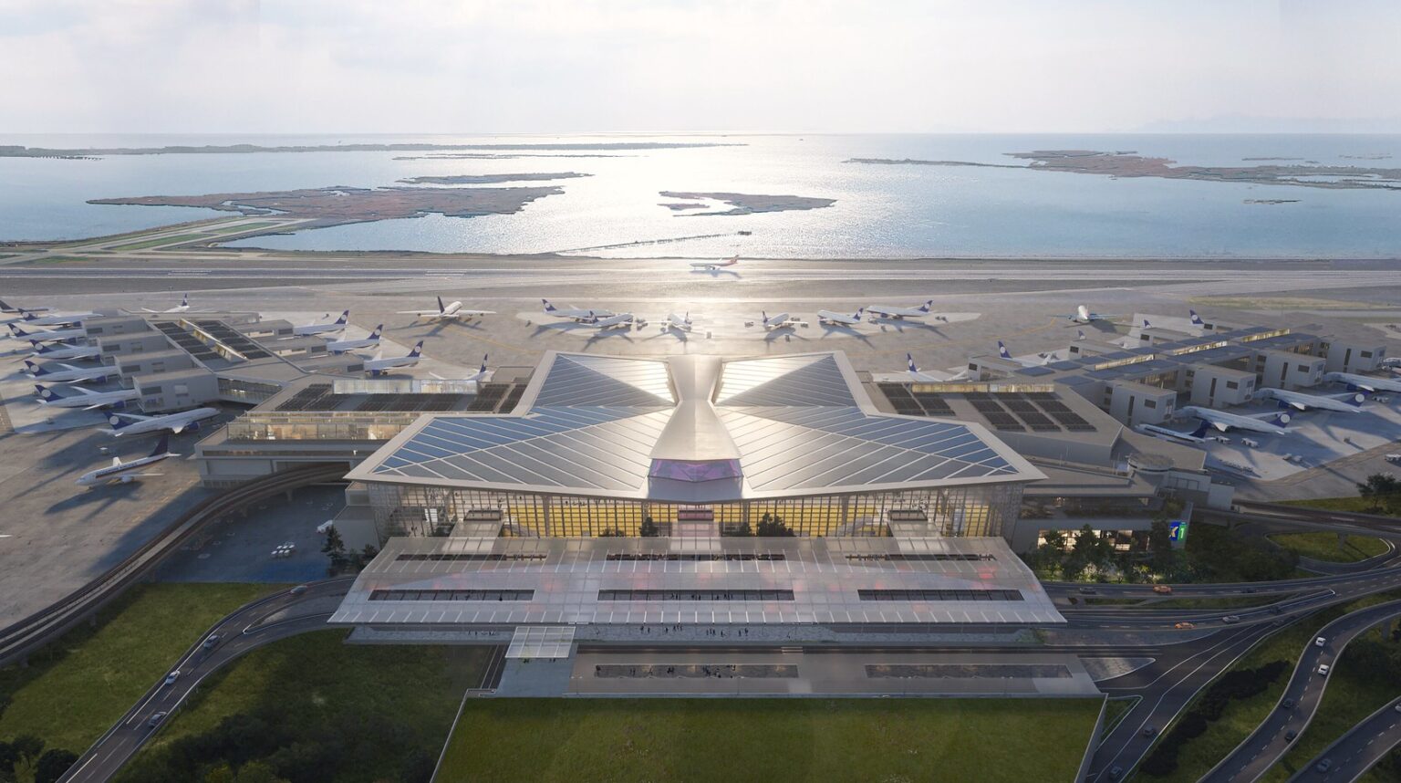 JFK Airport begins construction of 13,000-panel solar array | Passenger ...