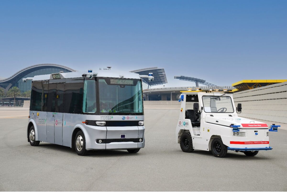Hamad International Airport begins autonomous bus trial - Passenger ...